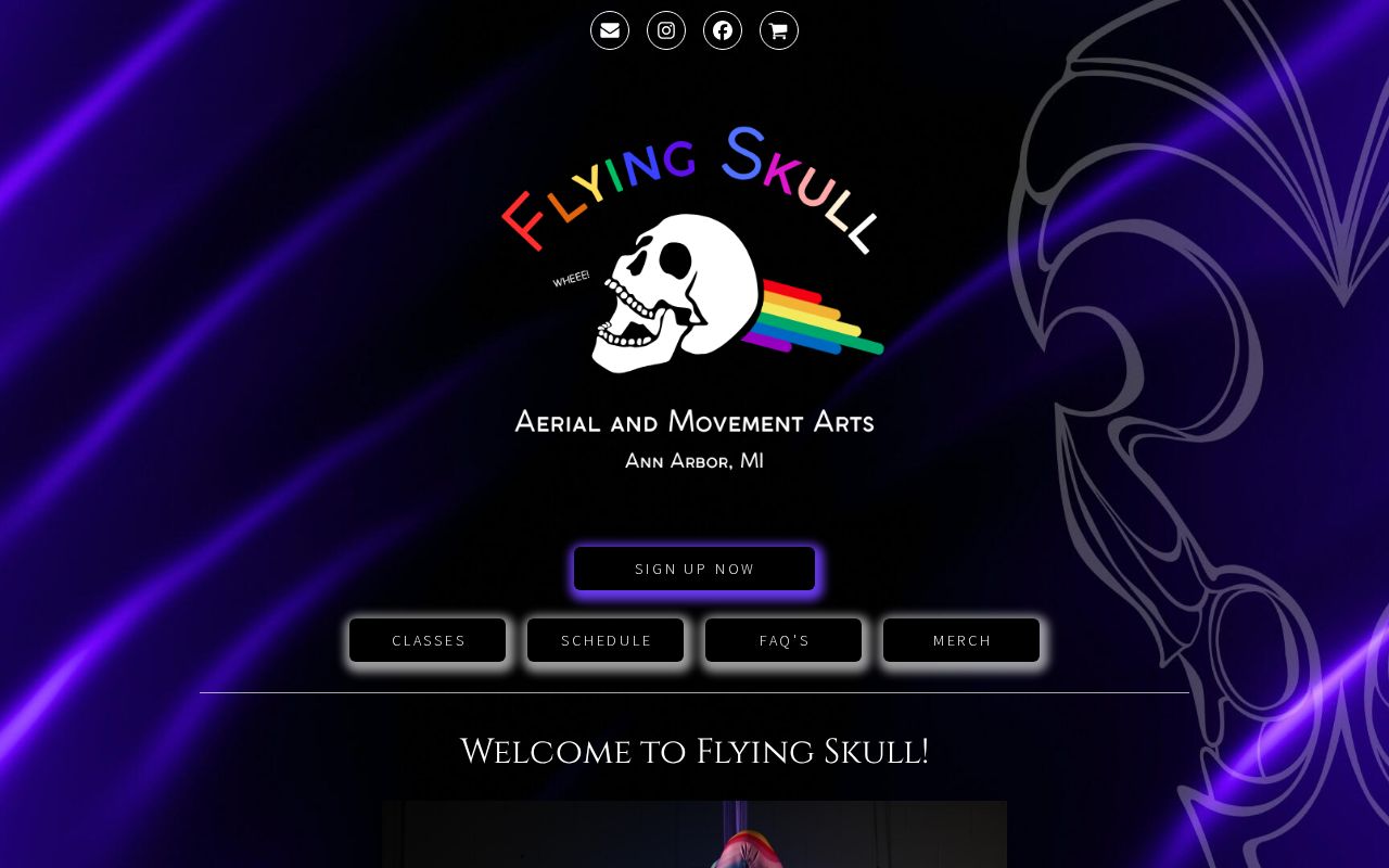 Flying Skull - Aerial and Movement Arts in A2, MI